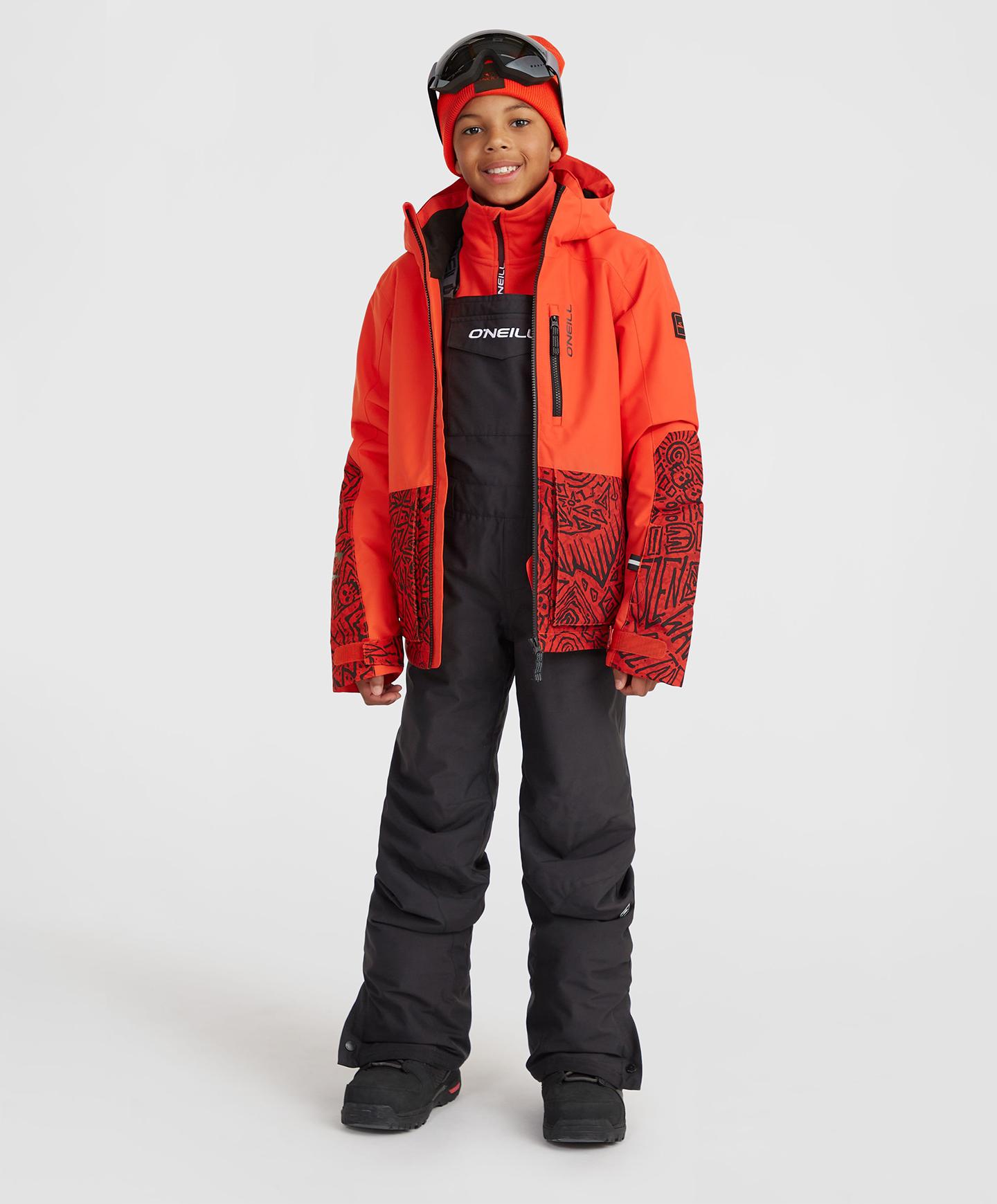 Buy Boy's Texture Snow Jacket - Red Sketcheritage by O'Neill online - O ...