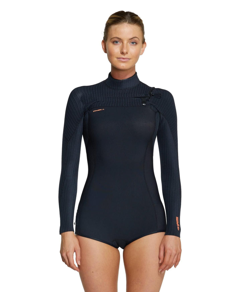 Buy Women's HyperFreak Long Sleeve Spring Suit 2mm Wetsuit - Black by O ...