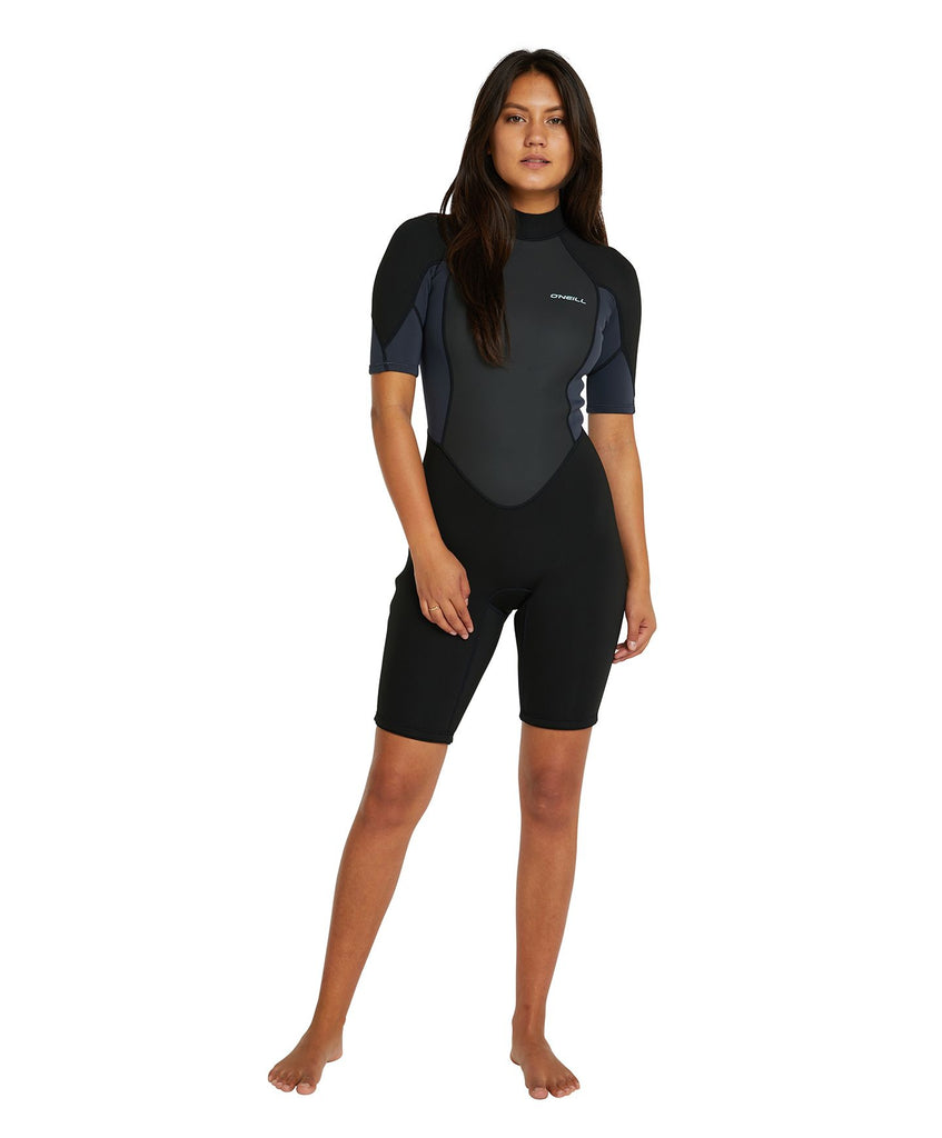 Buy Women's Reactor 2mm Spring Suit Wetsuit - Black Gunmetal by O'Neill ...
