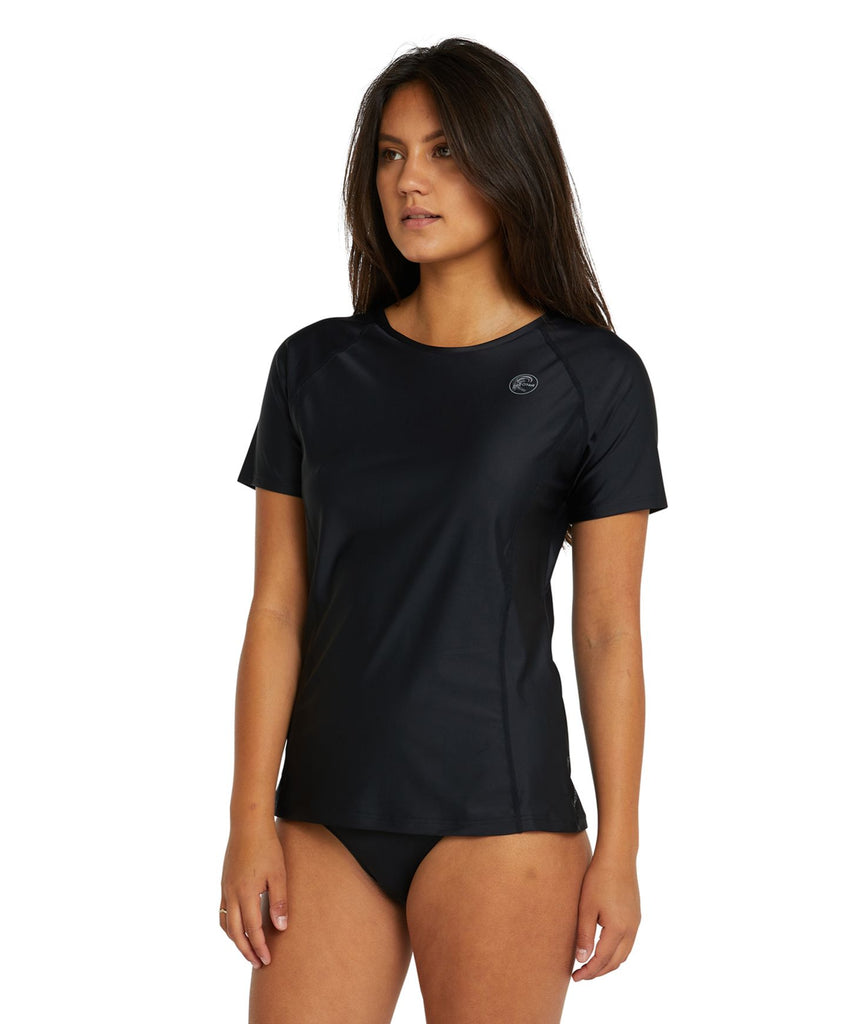 Buy Salina Solids SS Surf Tee Rashie - Black by O'Neill online - O'Neill Australia